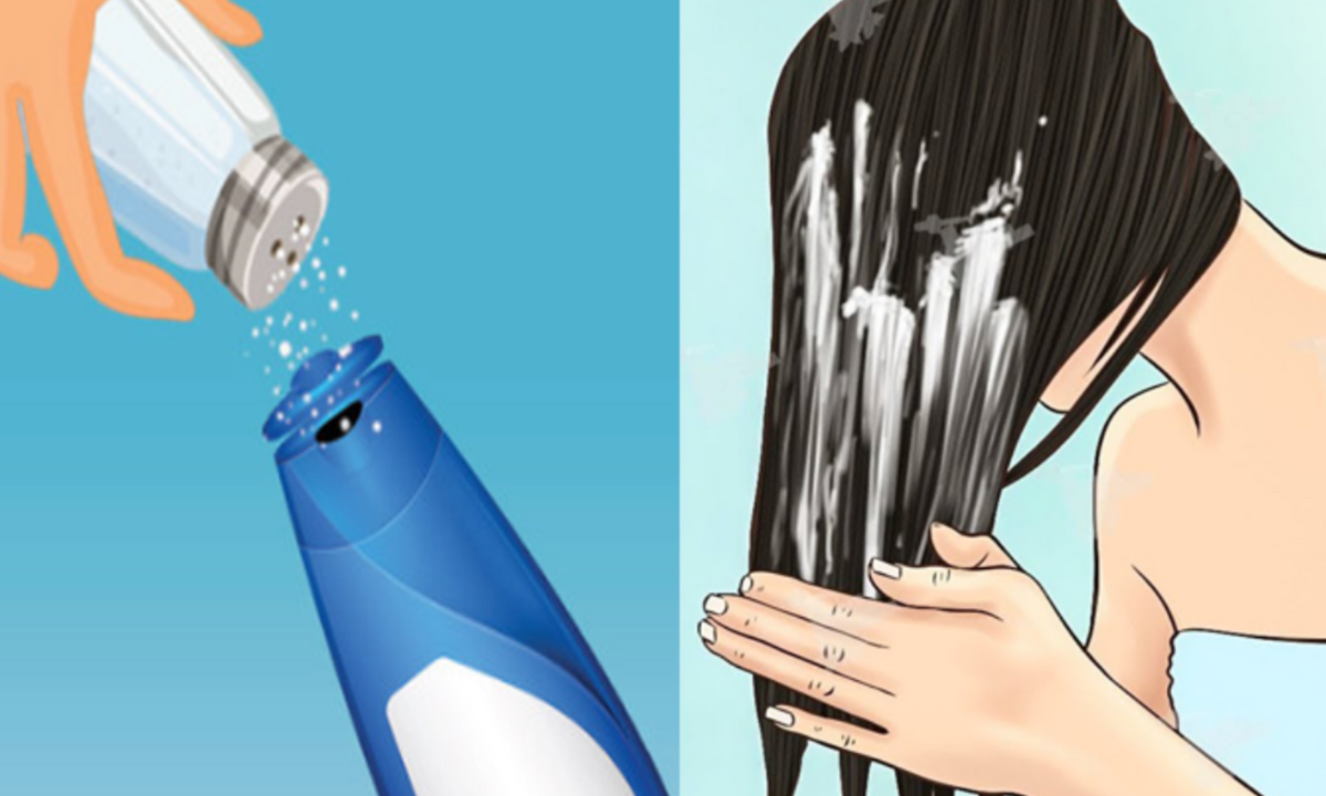 Add Salt In Your Shampoo Before Showering To Solve One Of The Biggest ...