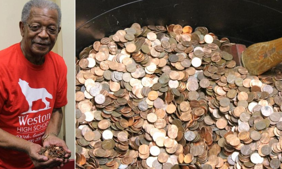 Man collects pennies for 45 yrs leaving bank tellers at a loss for ...