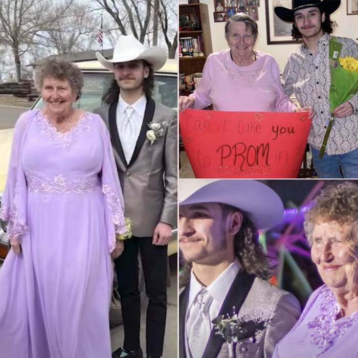 A high school student brought someone special to his senior prom: his ...