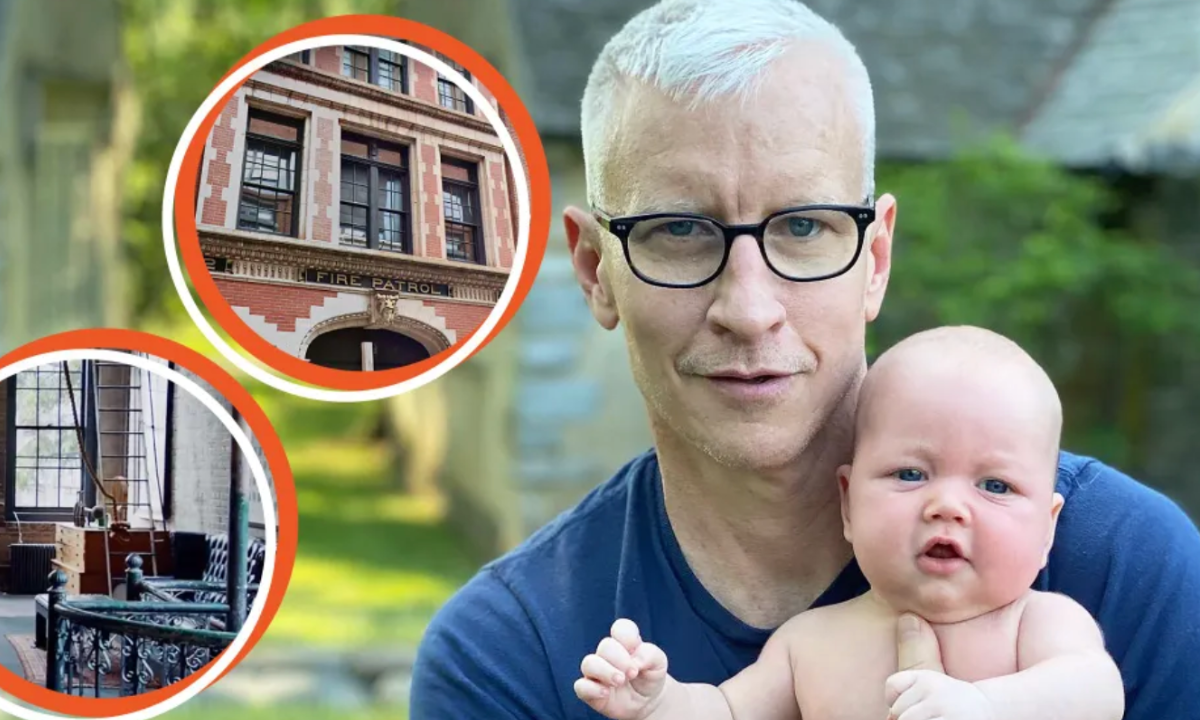 Inside Anderson Cooper's Converted Firehouse Home Where He Lives with ...
