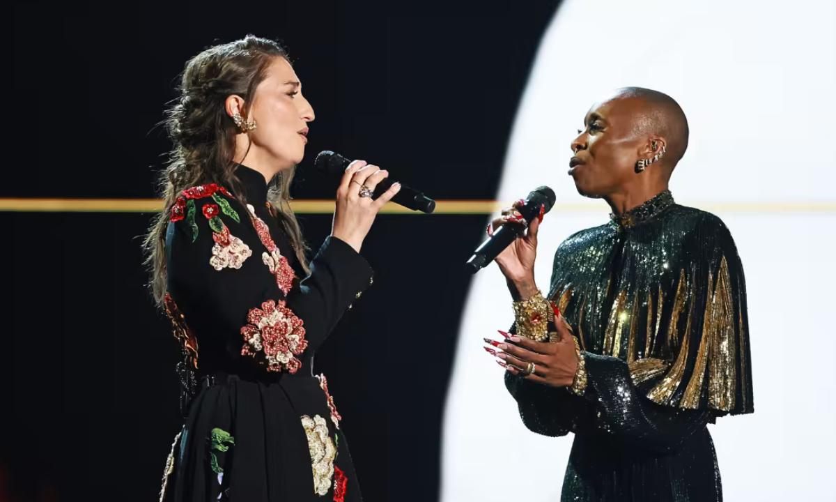 Sara Bareilles Breaks Down in Tears as Cynthia Erivo Holds Her Close in ...
