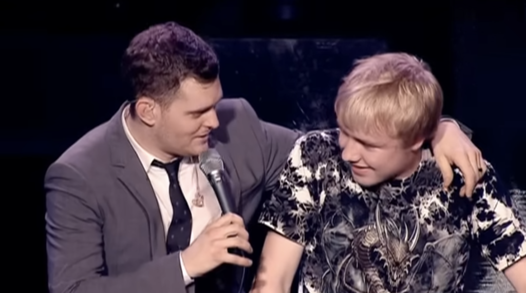 15-Year-Old Sam Hollyman Stuns Audience in Surprise Duet With Michael ...